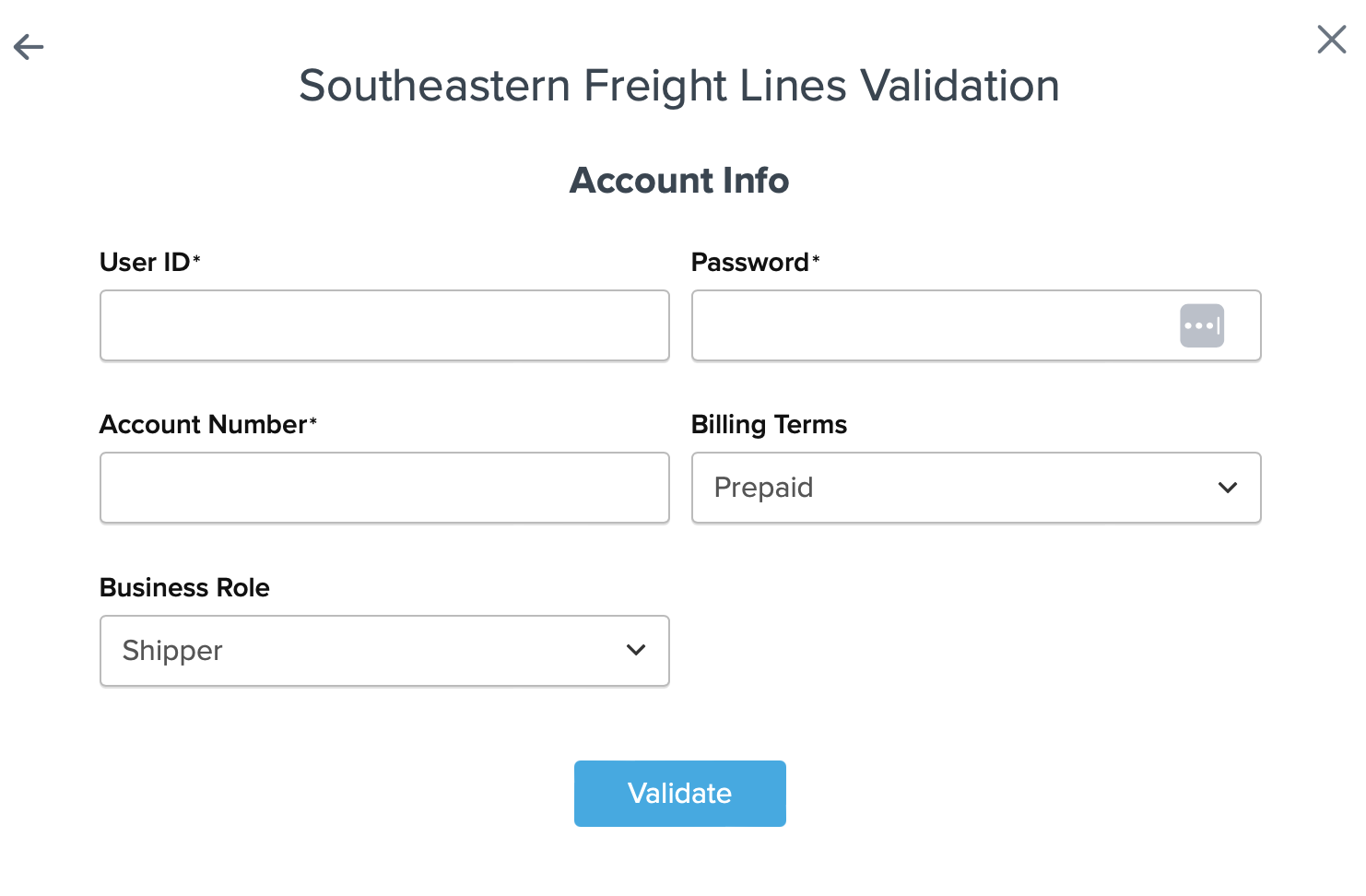 Southeastern Freight Lines (SEFL) LTL